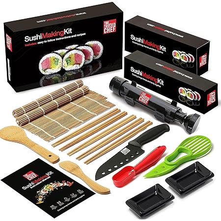 Amazon.com | Alas Sushi Making Kit- Complete Sushi Making Kit for ...