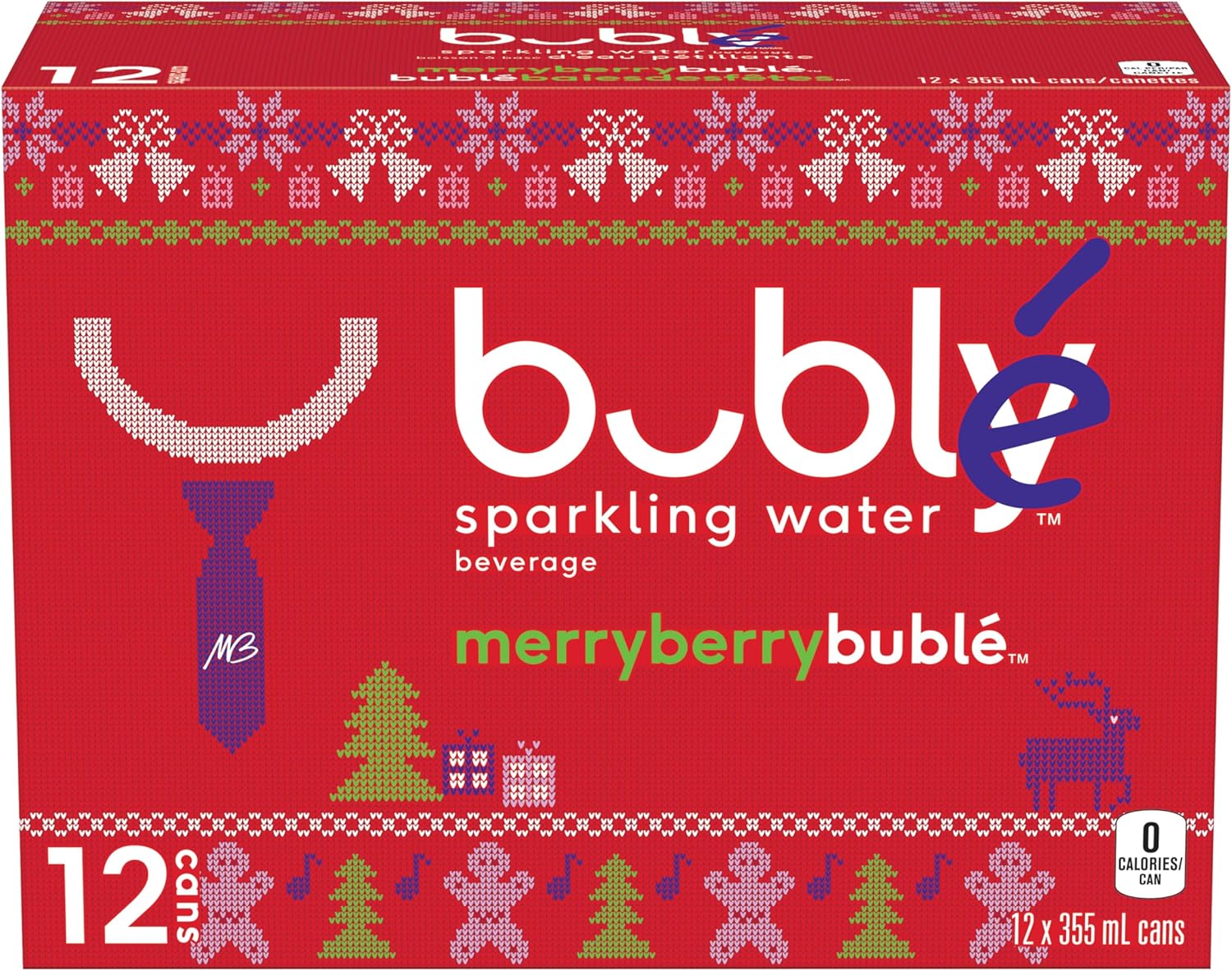 Bubly Sparkling Water Merry Berry 12 x 355 mL : Amazon.ca: Grocery ...