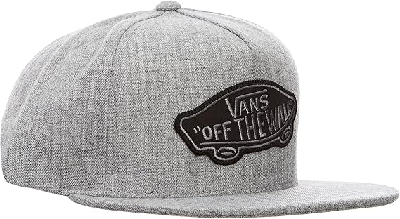 Vans Men's Classic Patch Snapback Baseball Cap, Heather Grey, One Size ...