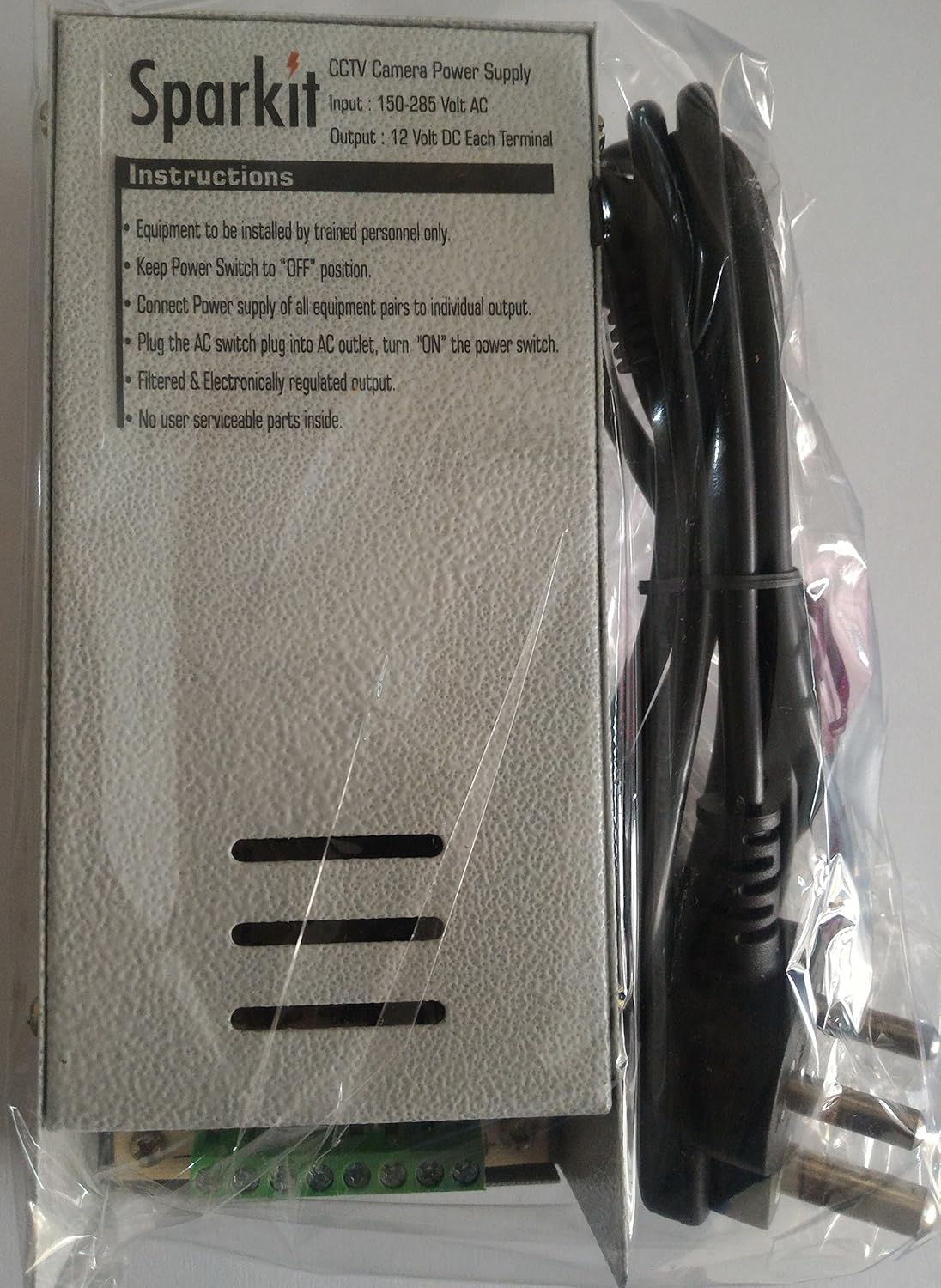 4 Channel Power Supply for CCTV : copper: Amazon.in: Electronics