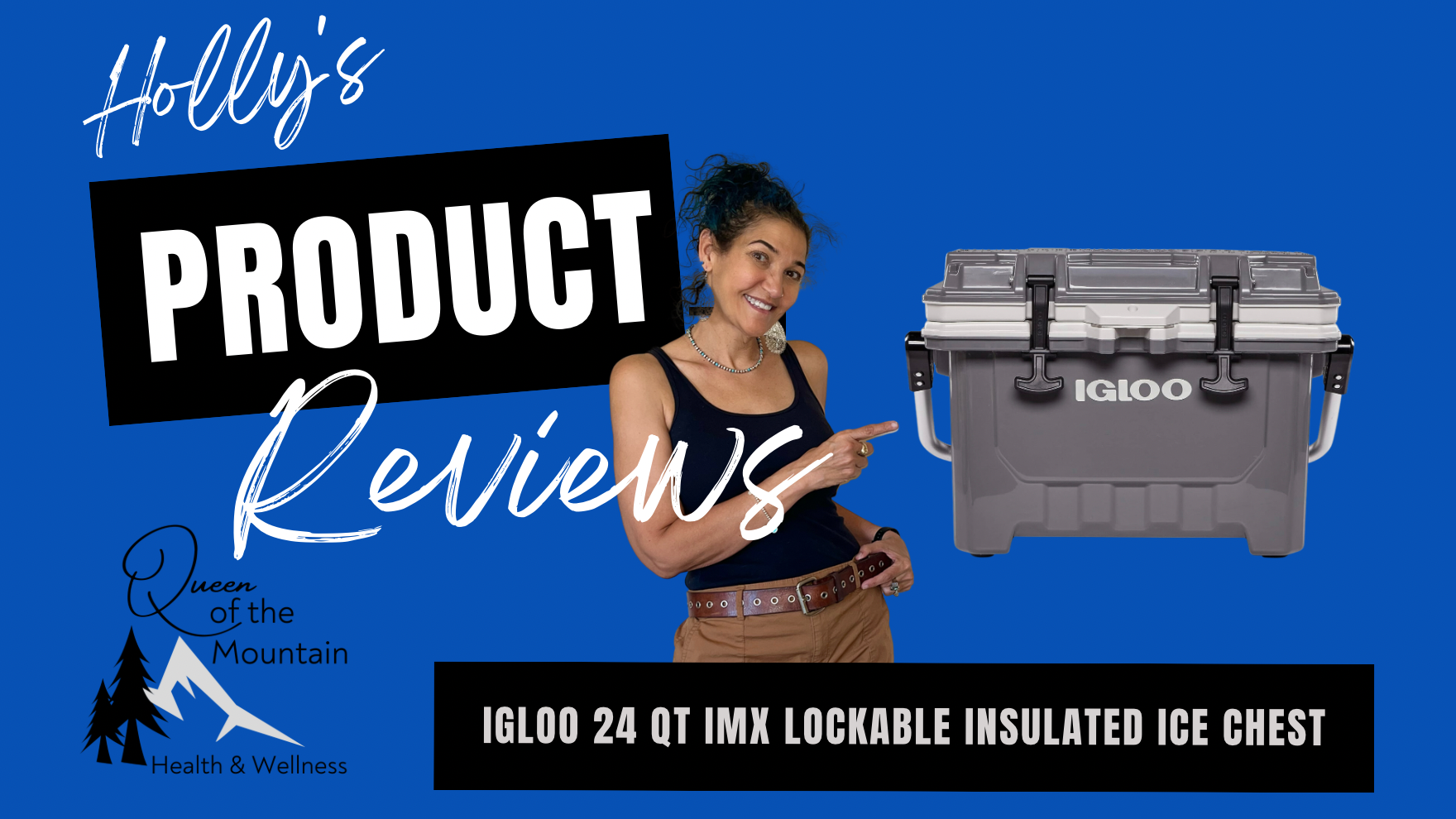 Snapklik.com : Igloo 24 Qt IMX Lockable Insulated Ice Chest Injection ...