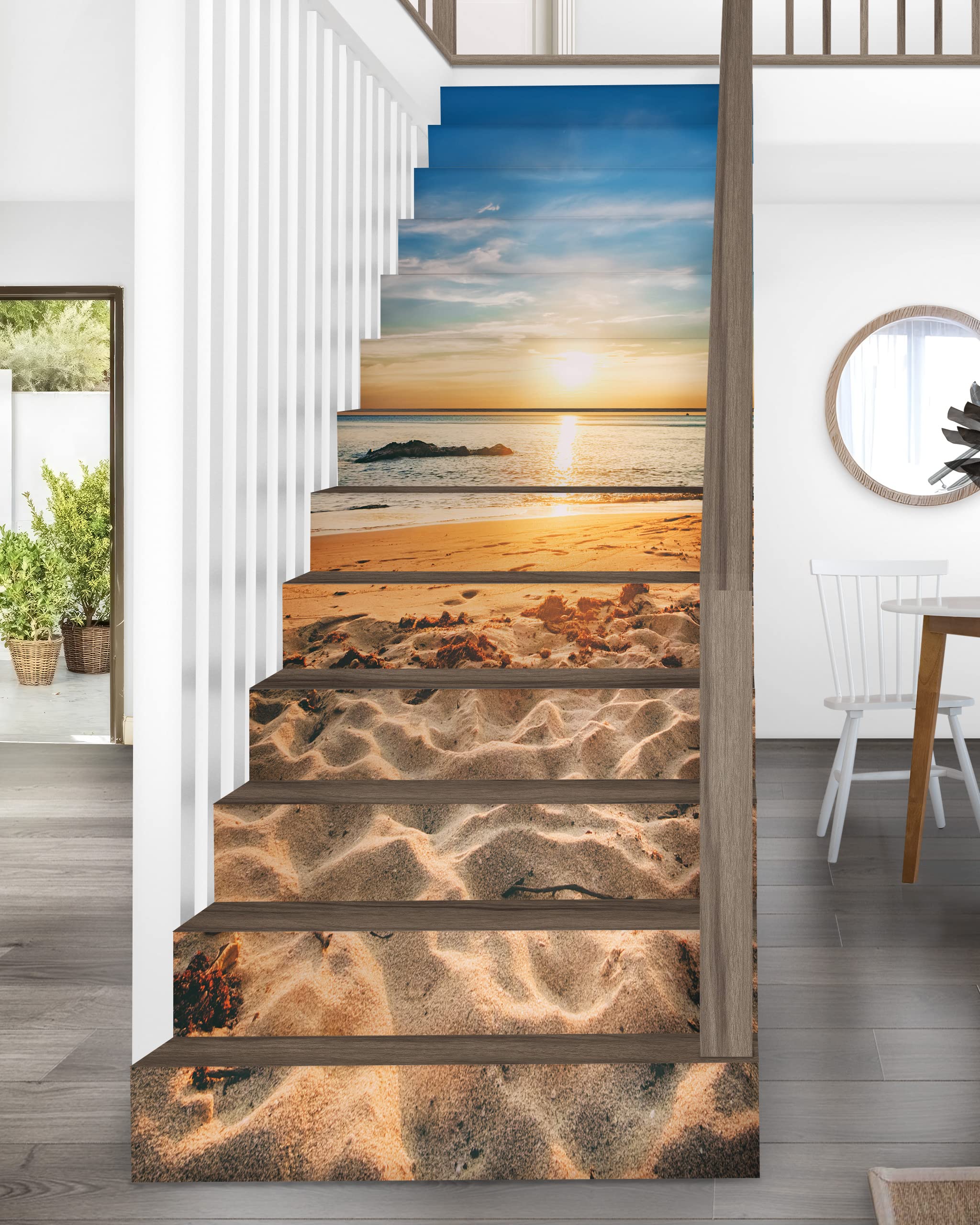Beach Stair Riser Mural Stickers Riser Decals – Mirth Studio
