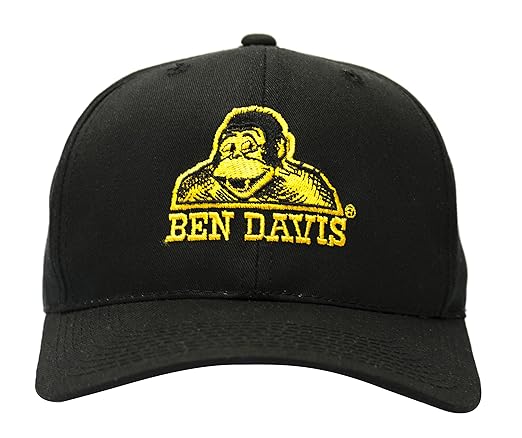 BEN DAVIS Baseball Hat Adjustable 100% Authentic (Black) : Amazon.in ...
