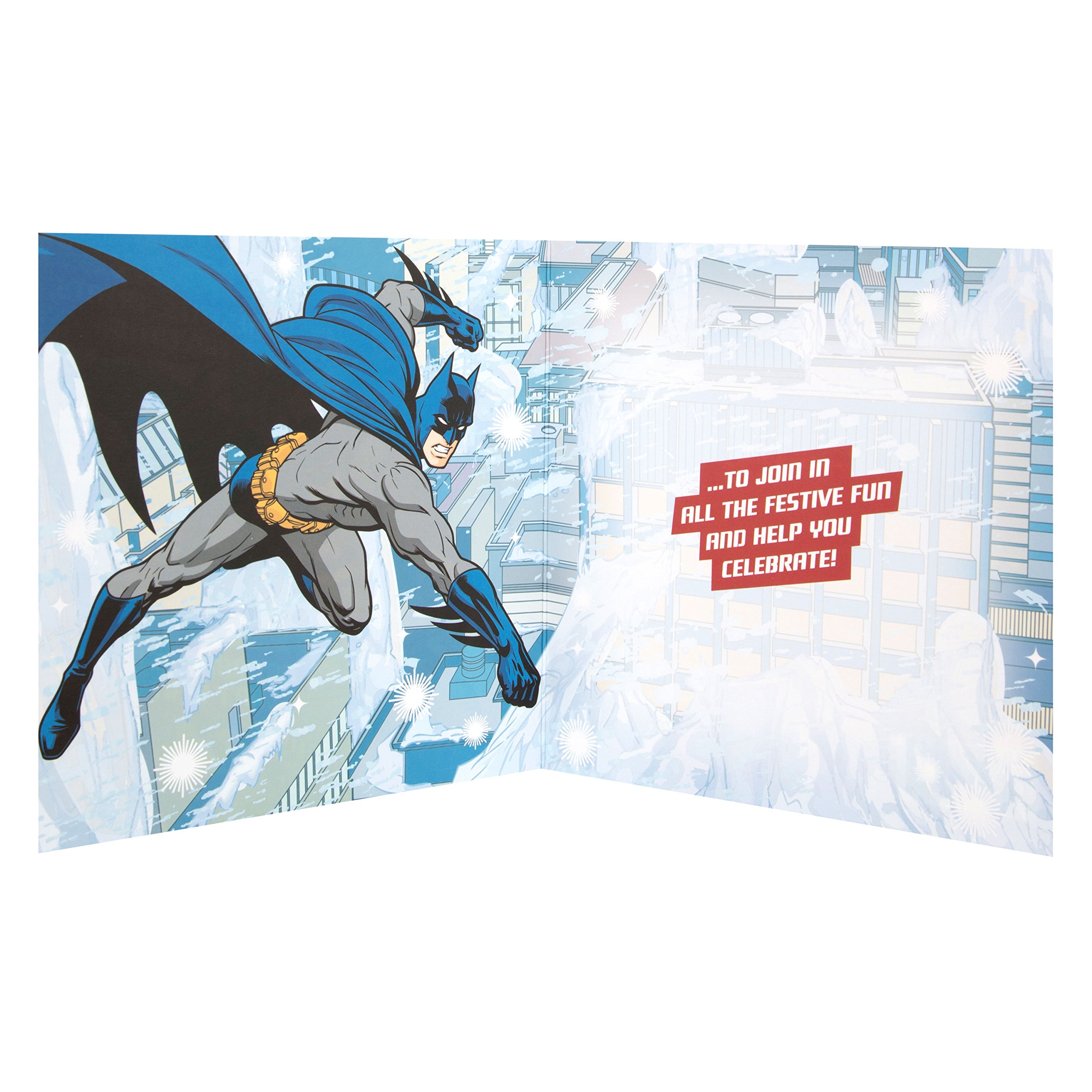Batman Weihnachtskarte DC Holiday Special 'Merry Little Batman' Sets