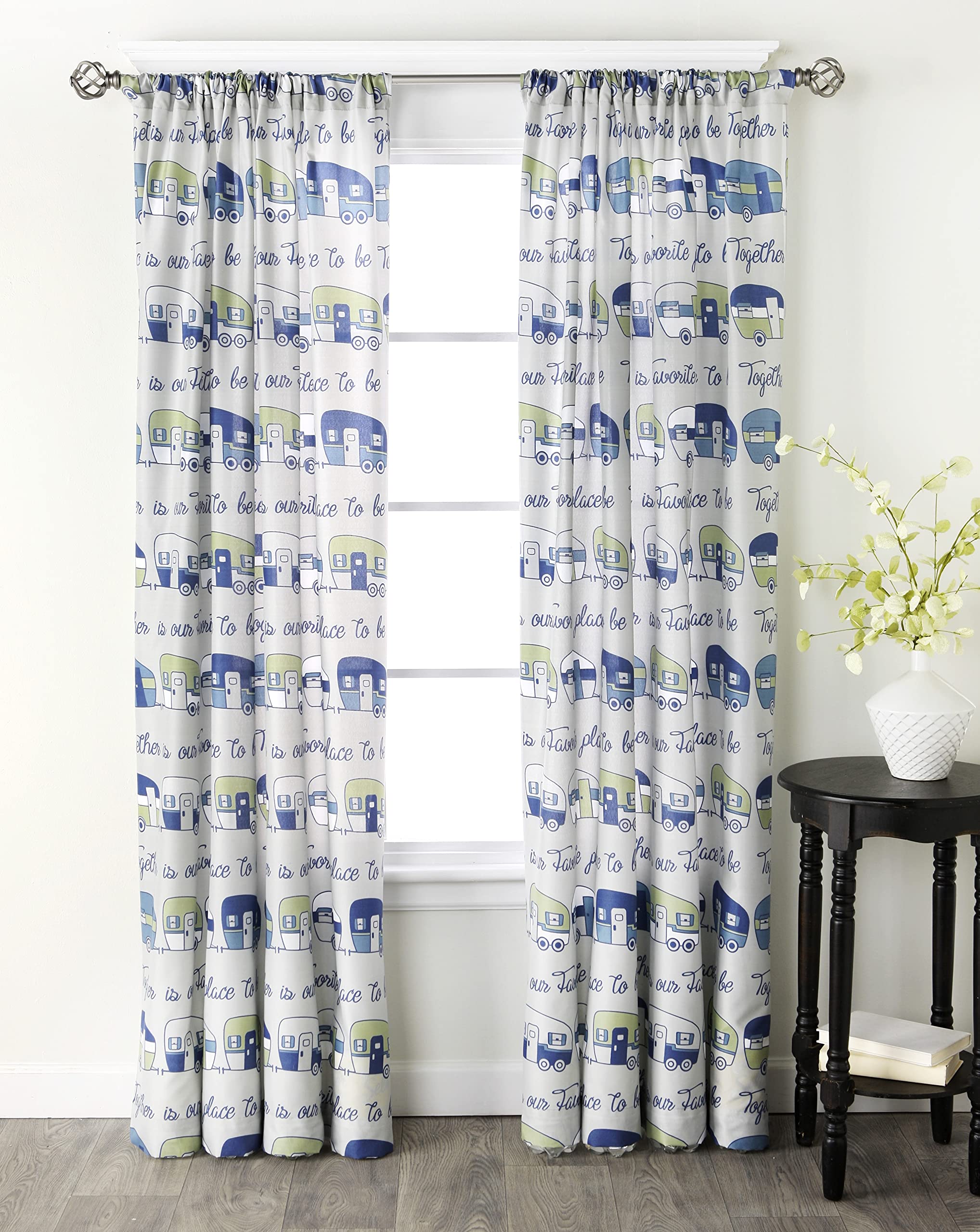 Vintage Camper Curtain Ideas Camping, Old Style Encore Magazine