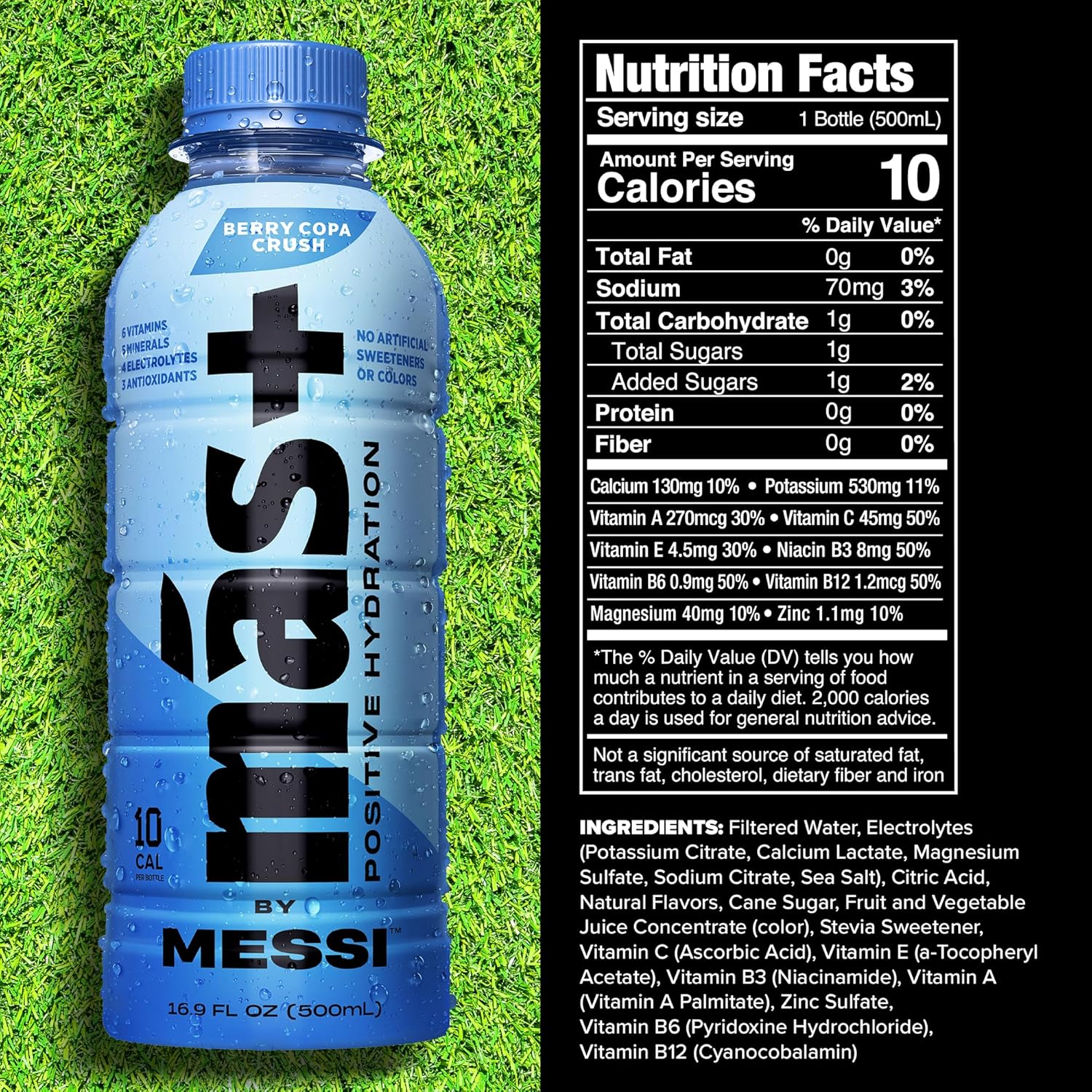 Más+ by Messi 16.9oz Berry Copa Crush, Sports Drink & Hydration ...