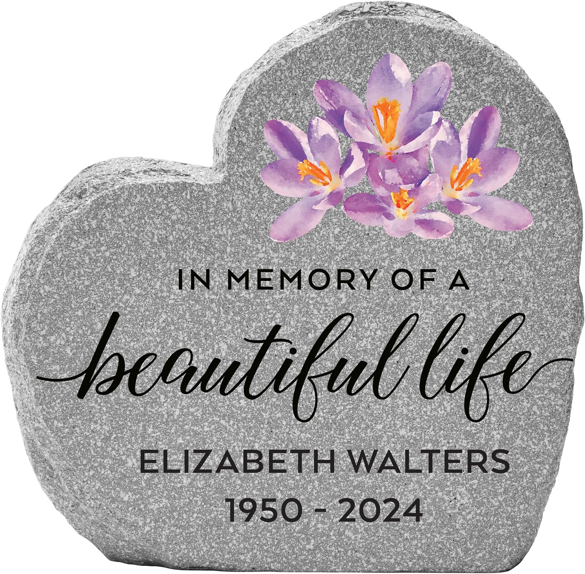 Amazon.com: Let's Make Memories Personalized Memorial Stone - Upright ...