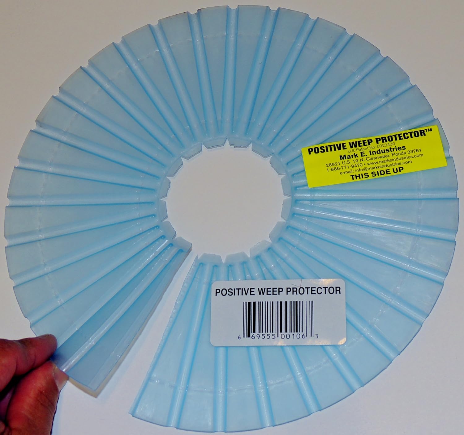 Amazon.com: Positive Weep Hole Protector - Drain Weep Hole Protector ...