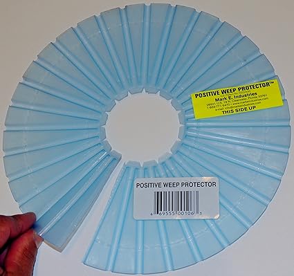 Amazon.com: Positive Weep Hole Protector - Drain Weep Hole Protector ...