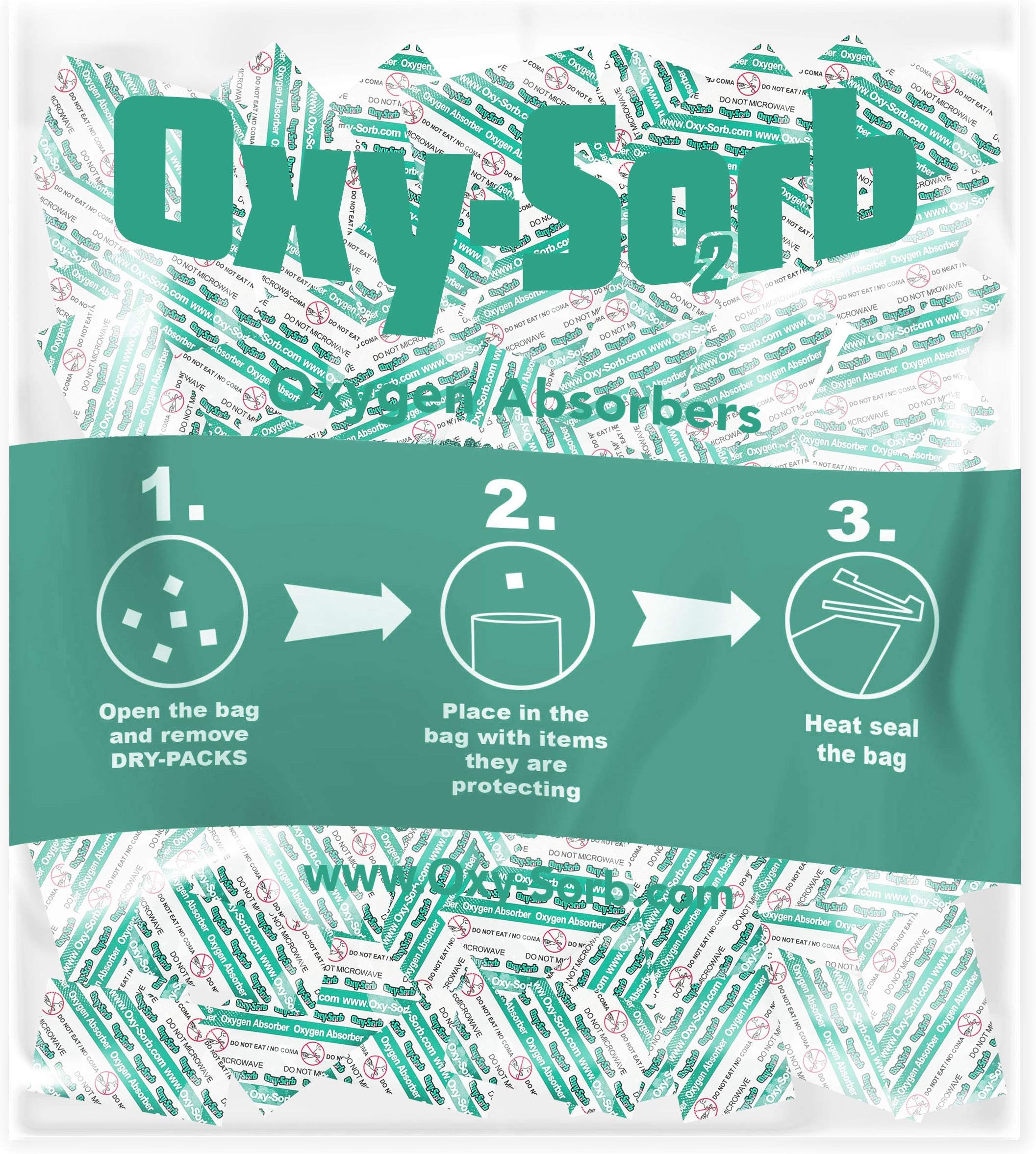 Amazon.com: Oxy-Sorb Oxygen Absorber for Mylar Bags - 100cc Food Grade ...