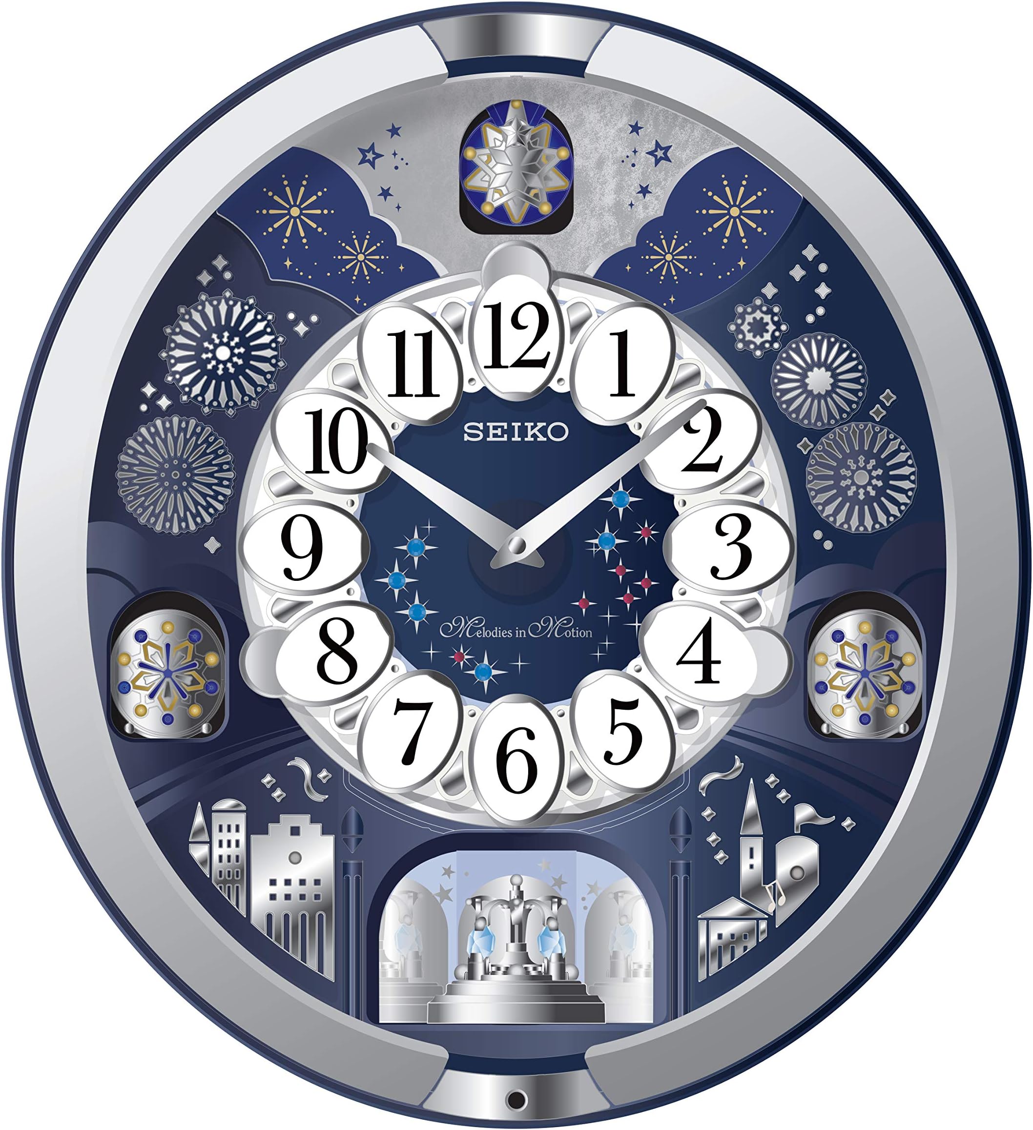 Seiko Clocks Musical Marionette Wall Clock QXM366S : Amazon.co.uk: Home ...