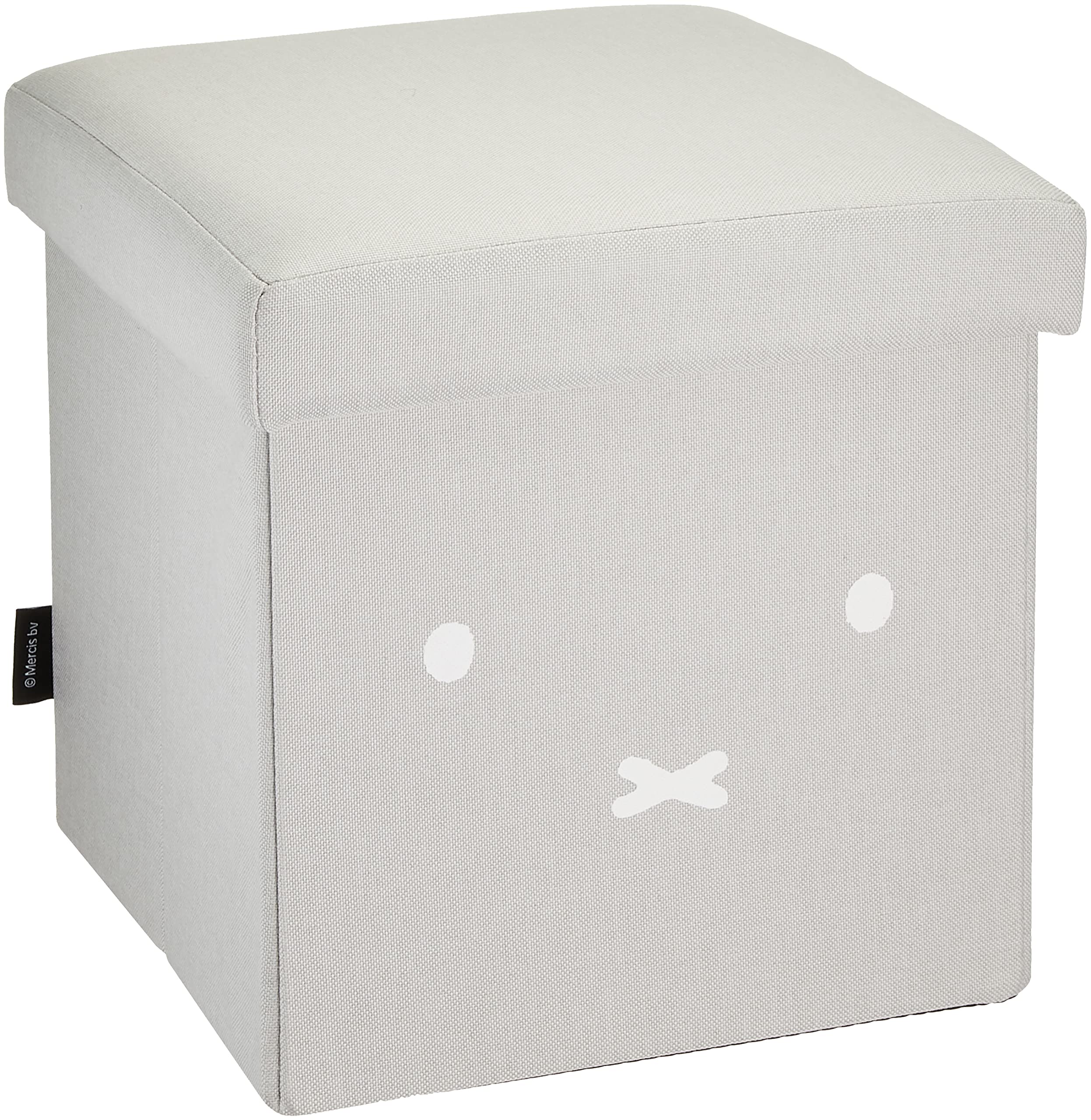 Amazon.com: Okato Storage Stool Storage Box Chair Ottoman Miffy Gray ...