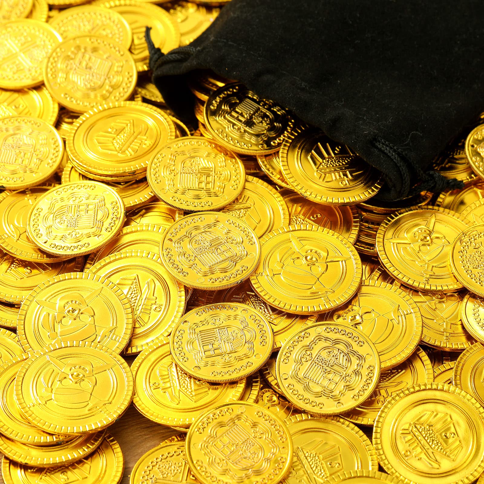 Snapklik.com : Charniol 200 Pcs St Patricks Day Pirate Gold Coins ...