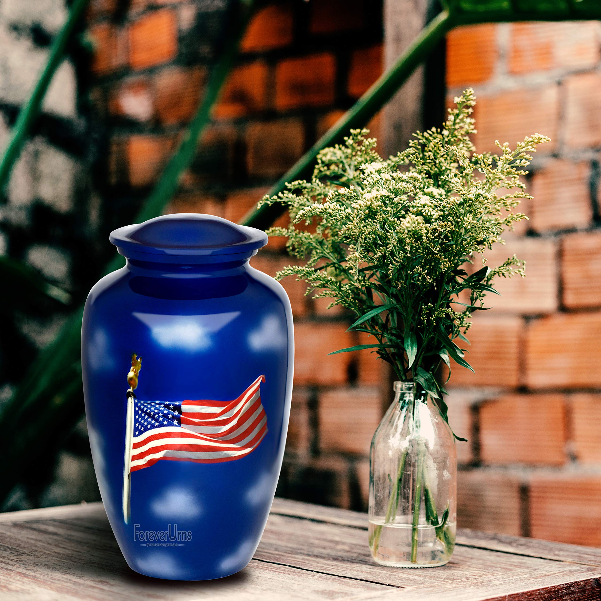Small Urn Forever URNS Mini Cremation Funeral Urn With Classic MOP ...
