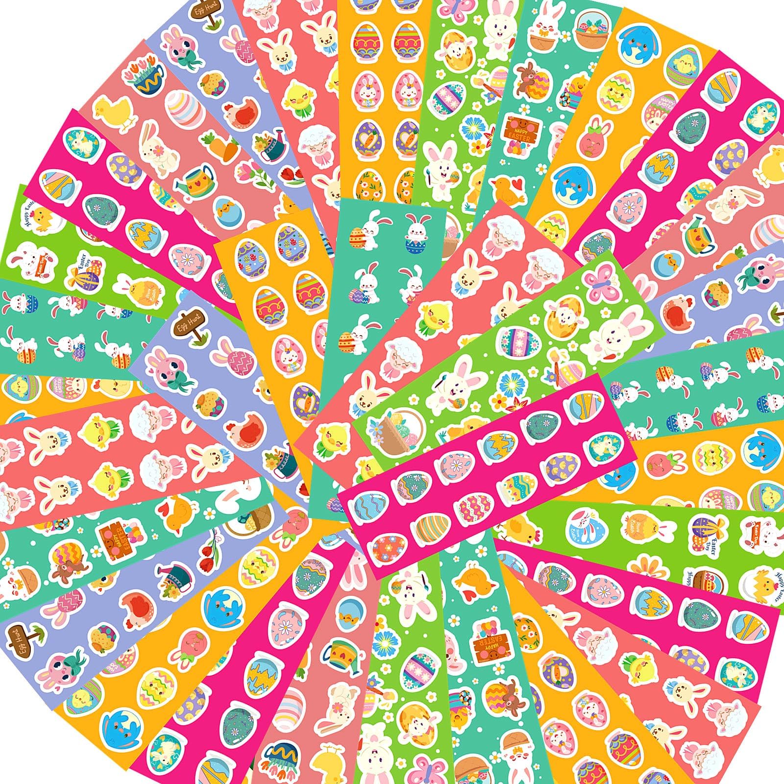 Amazon.com: 36 Sheets Easter Stickers, Easter Stickers for Kids, Easter ...
