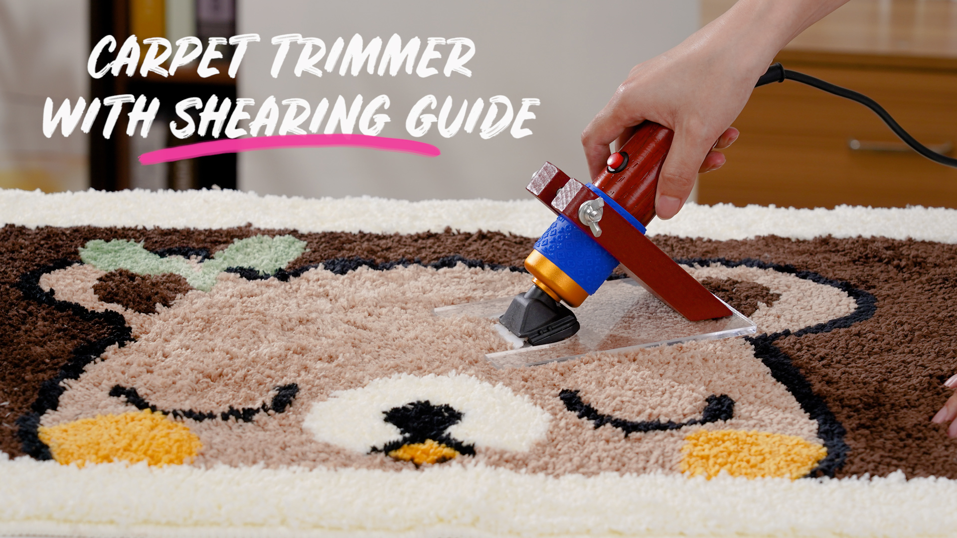 Watch Carpet Trimmer with Shearing Guide on Amazon Live