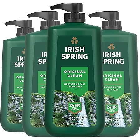 Amazon.com : Irish Spring Original Clean Body Wash, 30 Oz Pump : Beauty ...
