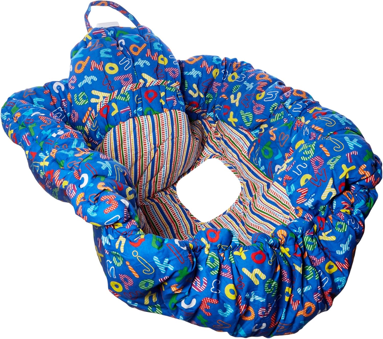 Floppy Seat Ez Carry Shopping Cart and High Chair Cover, Blue ABC ...