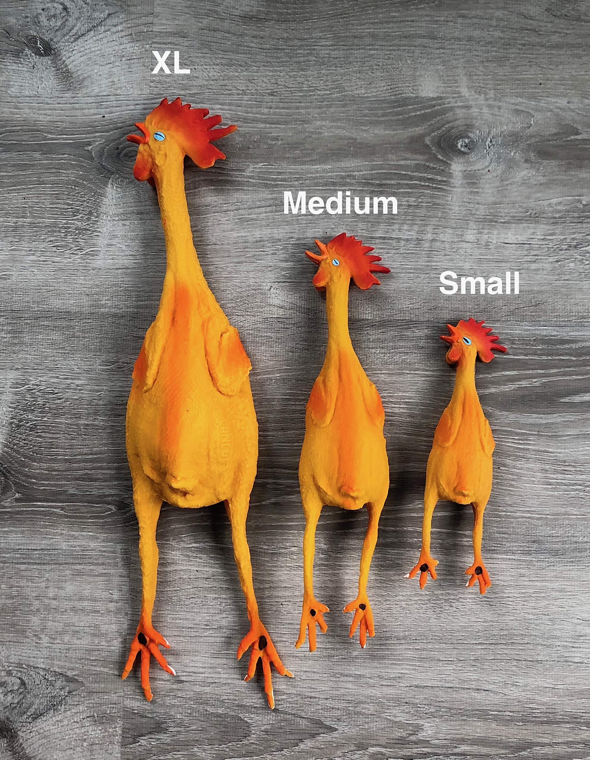 Small Rubber Chicken Dog Toys - Puppy Toys - Natural Rubber (Latex ...