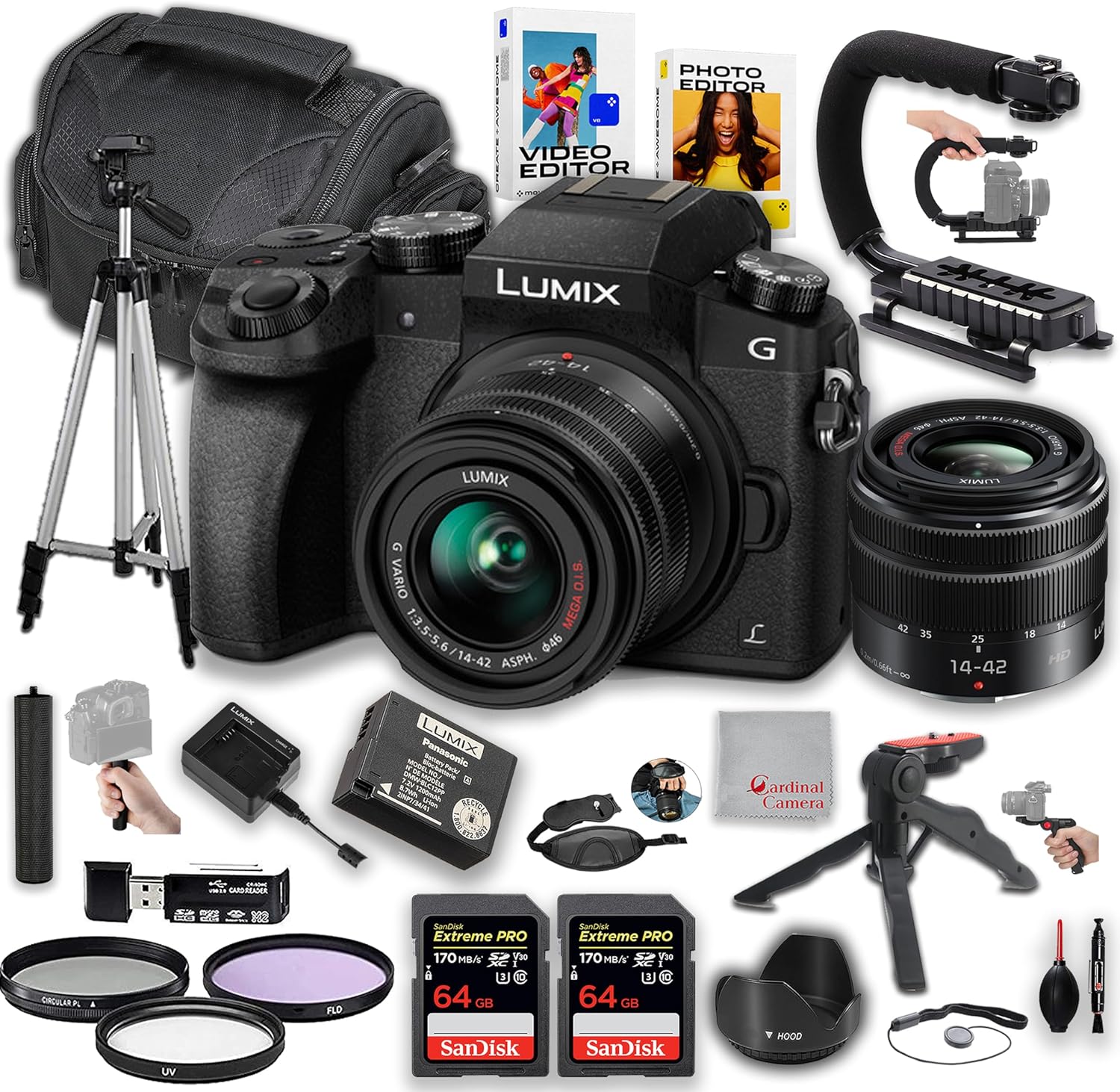 Amazon.com : Panasonic Lumix G7 Mirrorless Camera with Panasonic Lumix ...