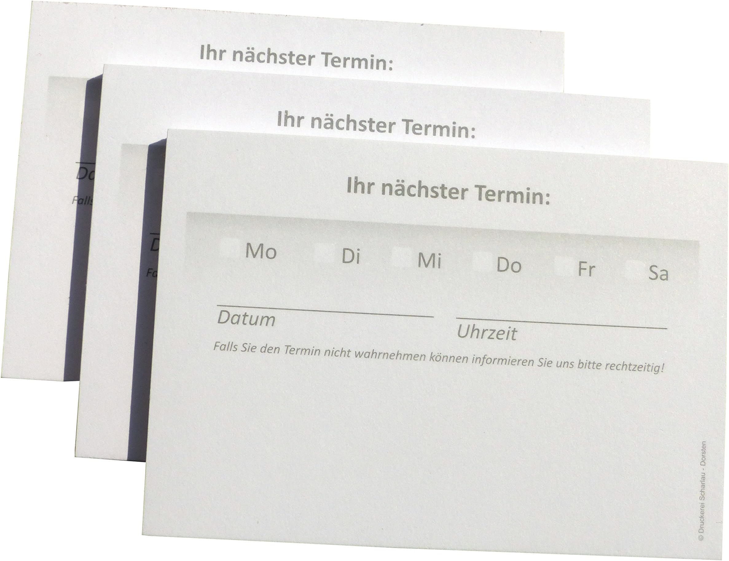 BIROYAL Terminzettel Praxis | 12 x Terminblock | Terminblöcke mit 600 ...