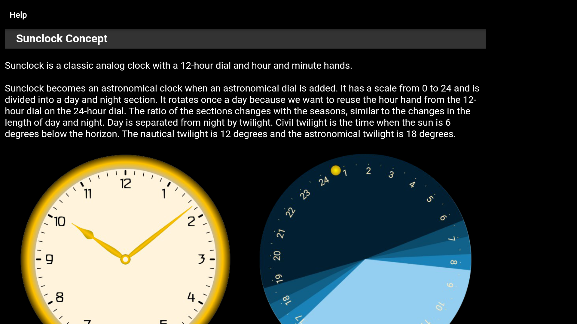 Sunclock: Sunrise, Sunset, Moonrise and Moonphase - App on Amazon Appstore