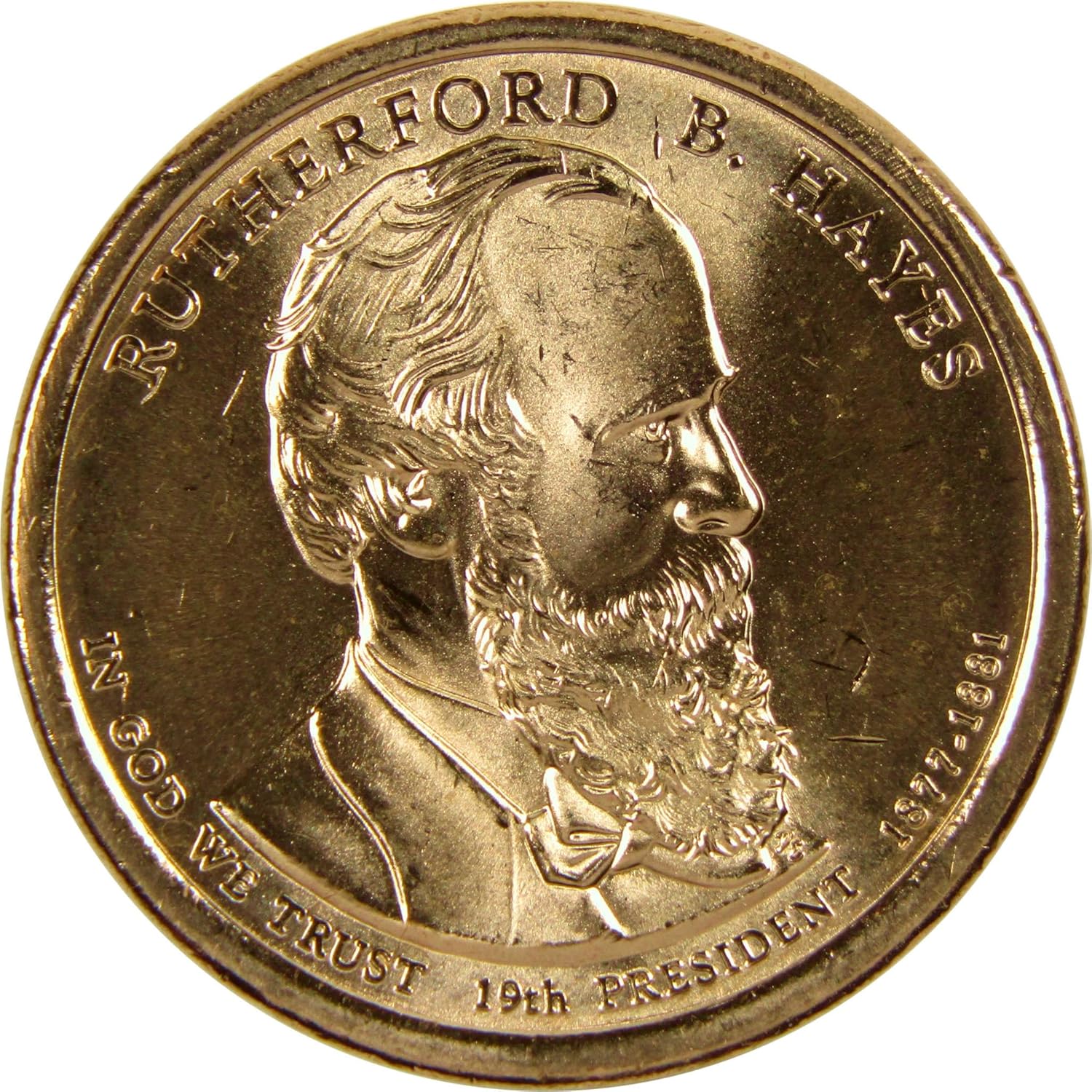 2011 D Rutherford B. Hayes Presidential Dollar BU Uncirculated $1 Coin ...