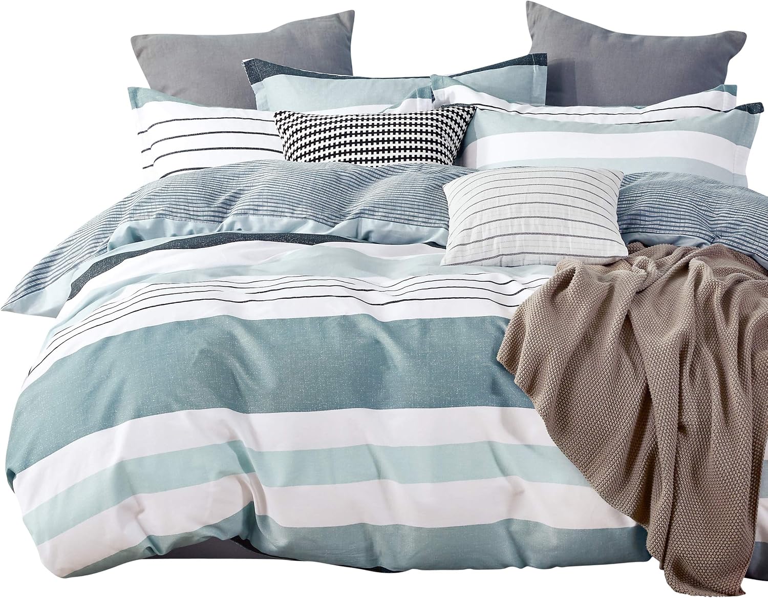Gioia Casa Nathan Reversible Printed Quilt 100% Cotton 250TC Bedding ...