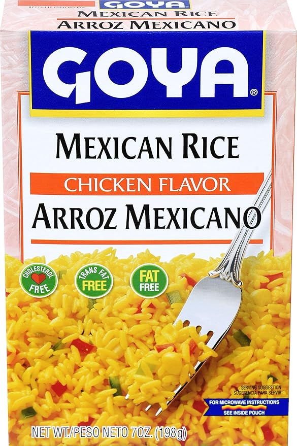 Amazon.com : Goya Mexican Rice Mix, Chicken Flavor, 7 Ounce : Breakfast ...