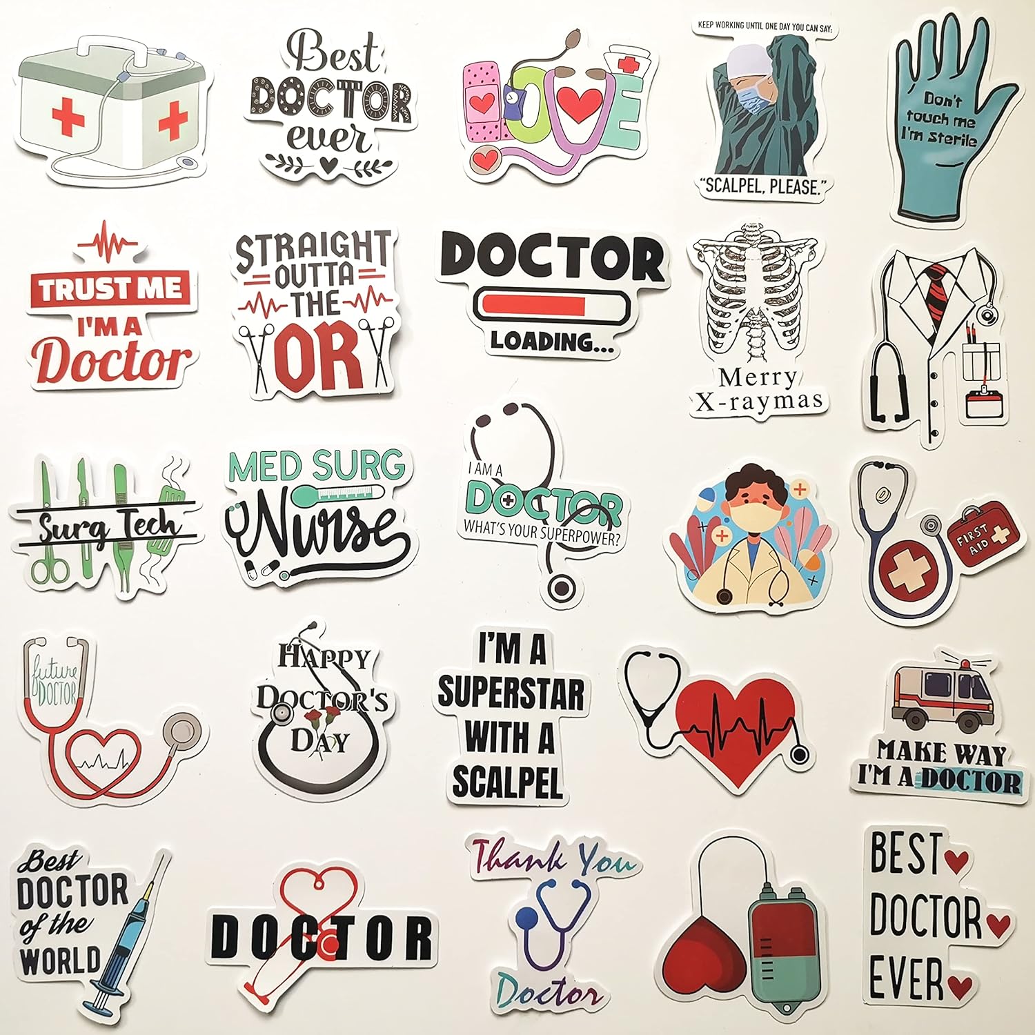 Amazon.com: Cool Doctor Sticker Happy Doctor Quotes for Dr Sayings ...