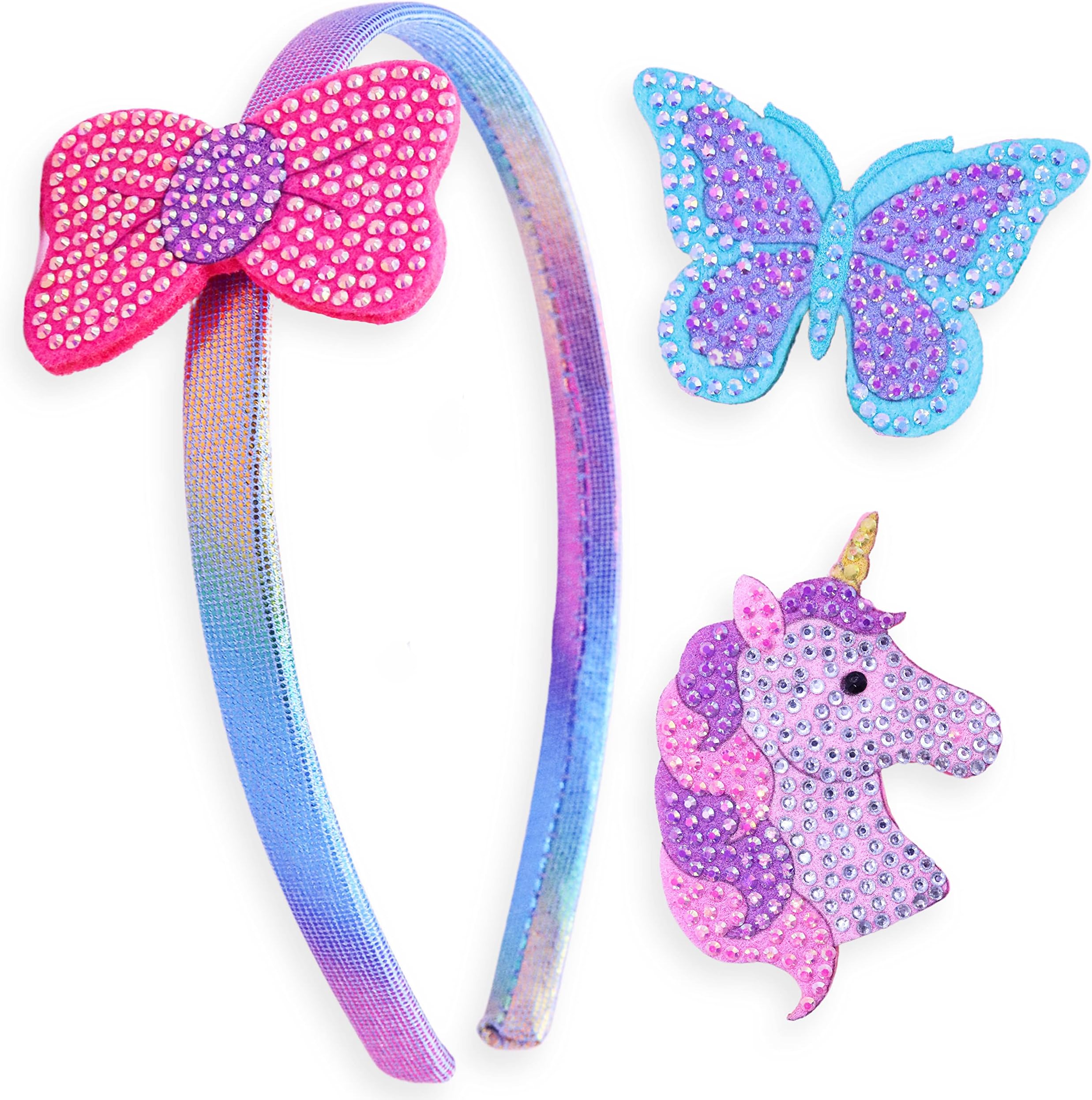 Amazon.com : LUV HER Disney Frozen 2 Elsa Knot Headband with Diamond ...