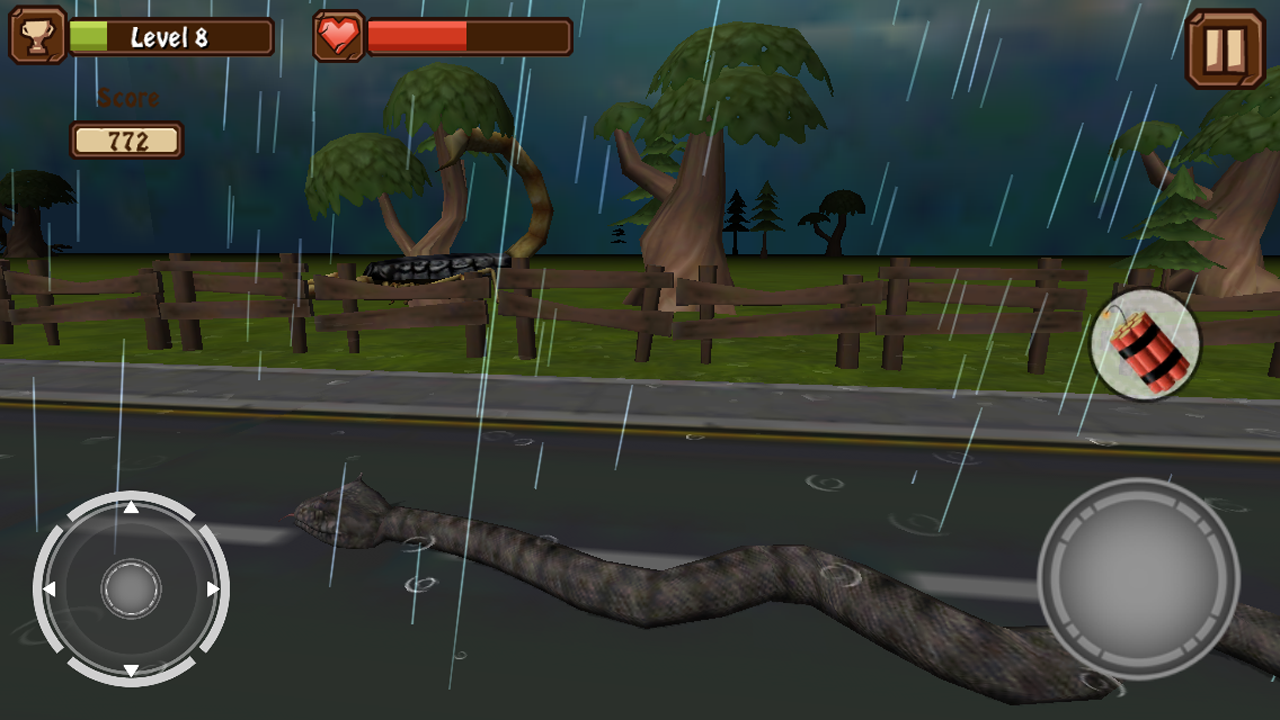 Aplicación Snake Attack Simulator 3D en Amazon Appstore