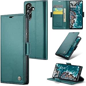 Amazon.com: Rerzoiro for Samsung Galaxy A16 5G/4G Case, Premium PU Leather Wallet Case Flip ...
