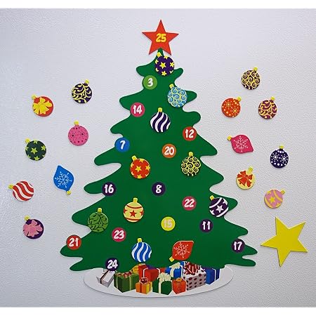 Amazon.com: 26 Pieces Advent Jesse Tree Magnetic Advent Calendar Jesse ...