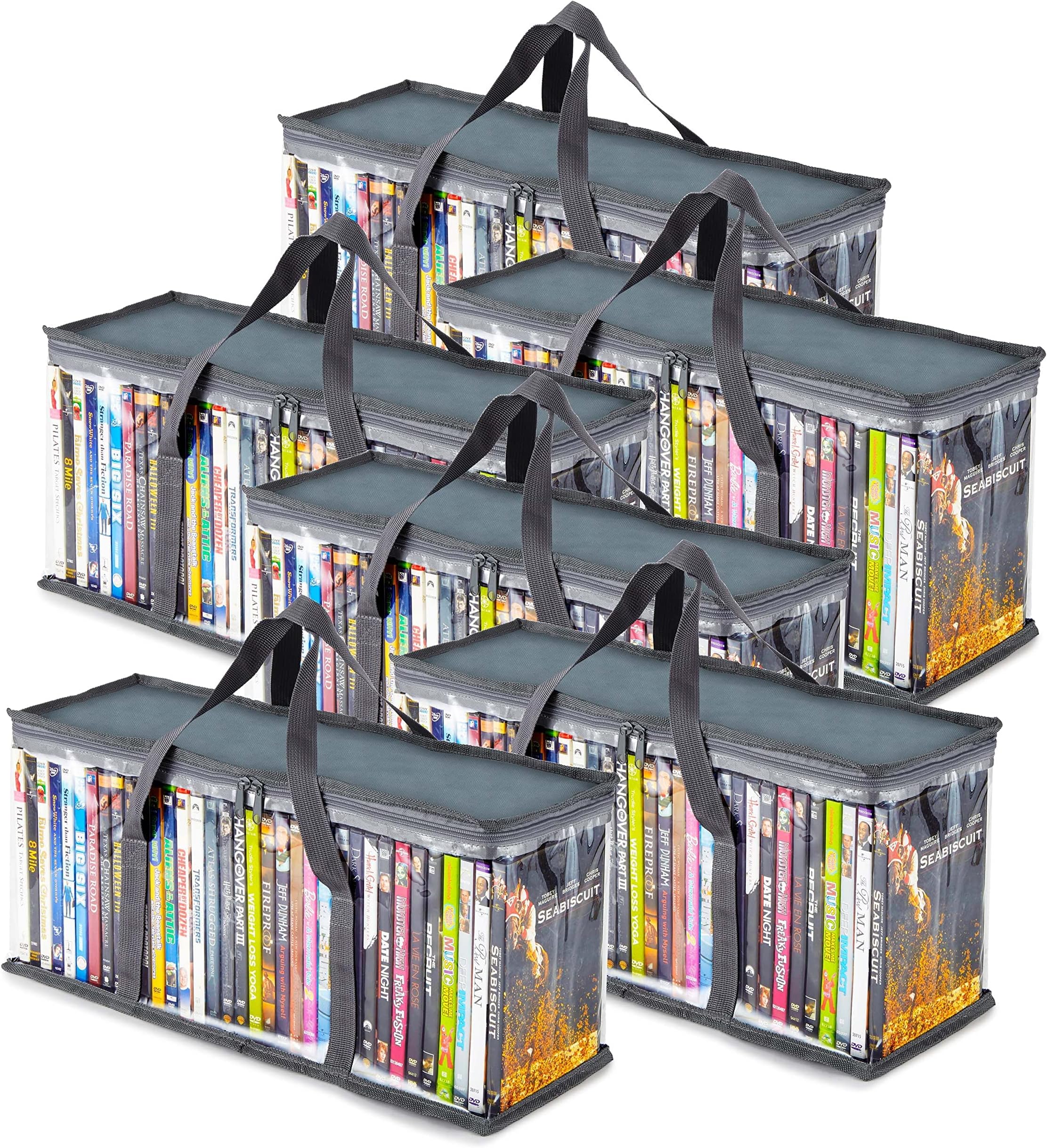 Amazon.com: Set of 12 DVD Storage Bags, Media Organizer Bag Hold up to ...