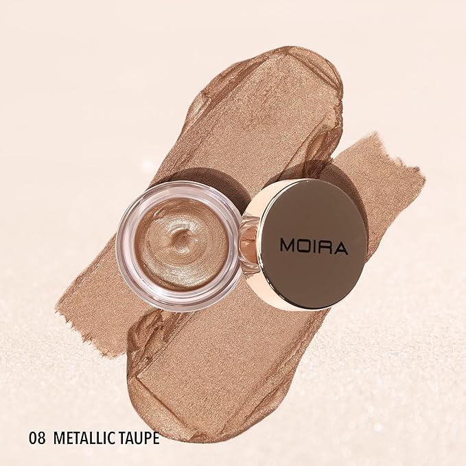 Amazon.com: Moira Everlust Shimmer Cream Shadow (008, Metallic Taupe ...