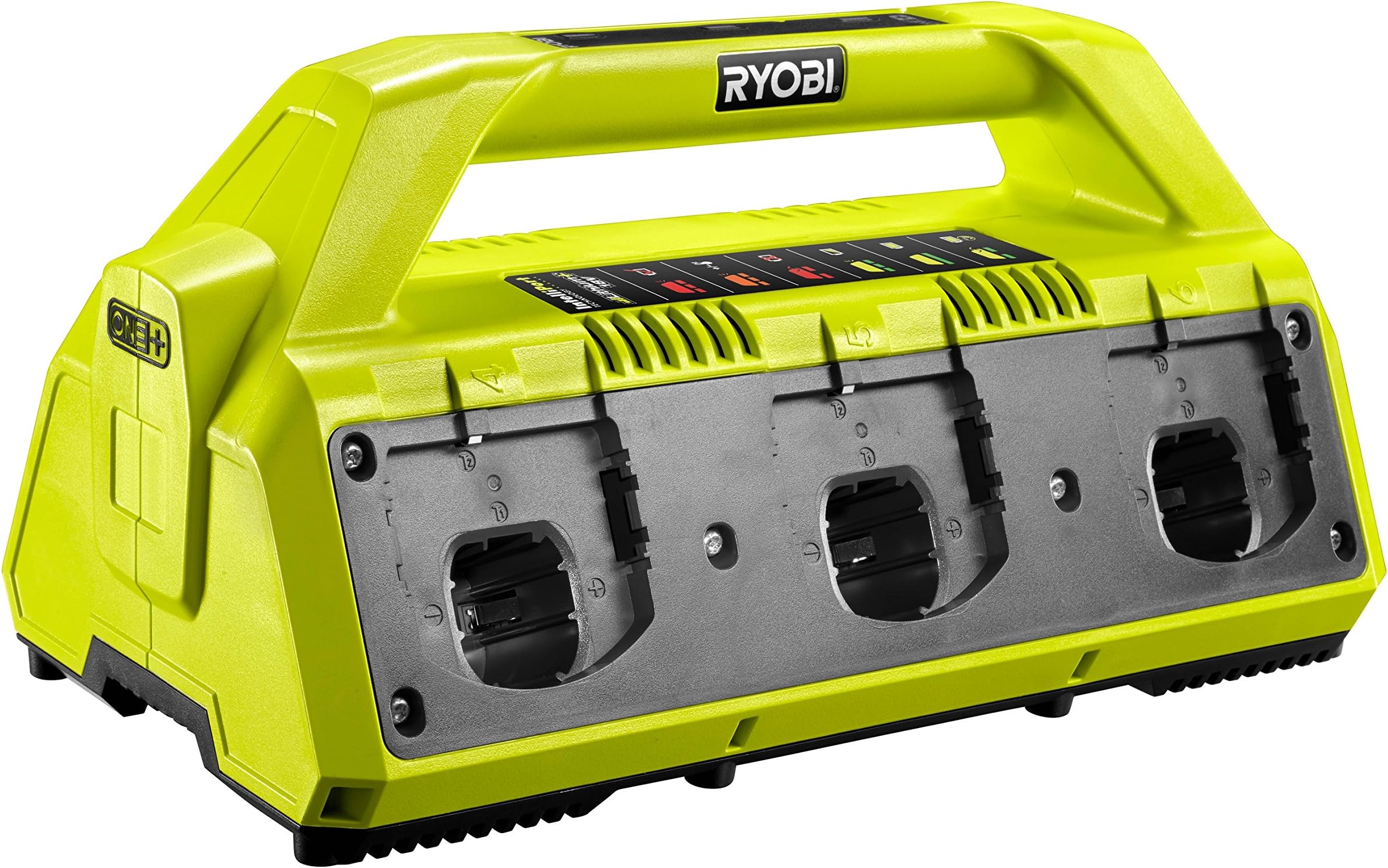 Ryobi RC18627 18 V 2.7 A ONE+ 6-Port Battery Charger - Hyper Green/Grey ...