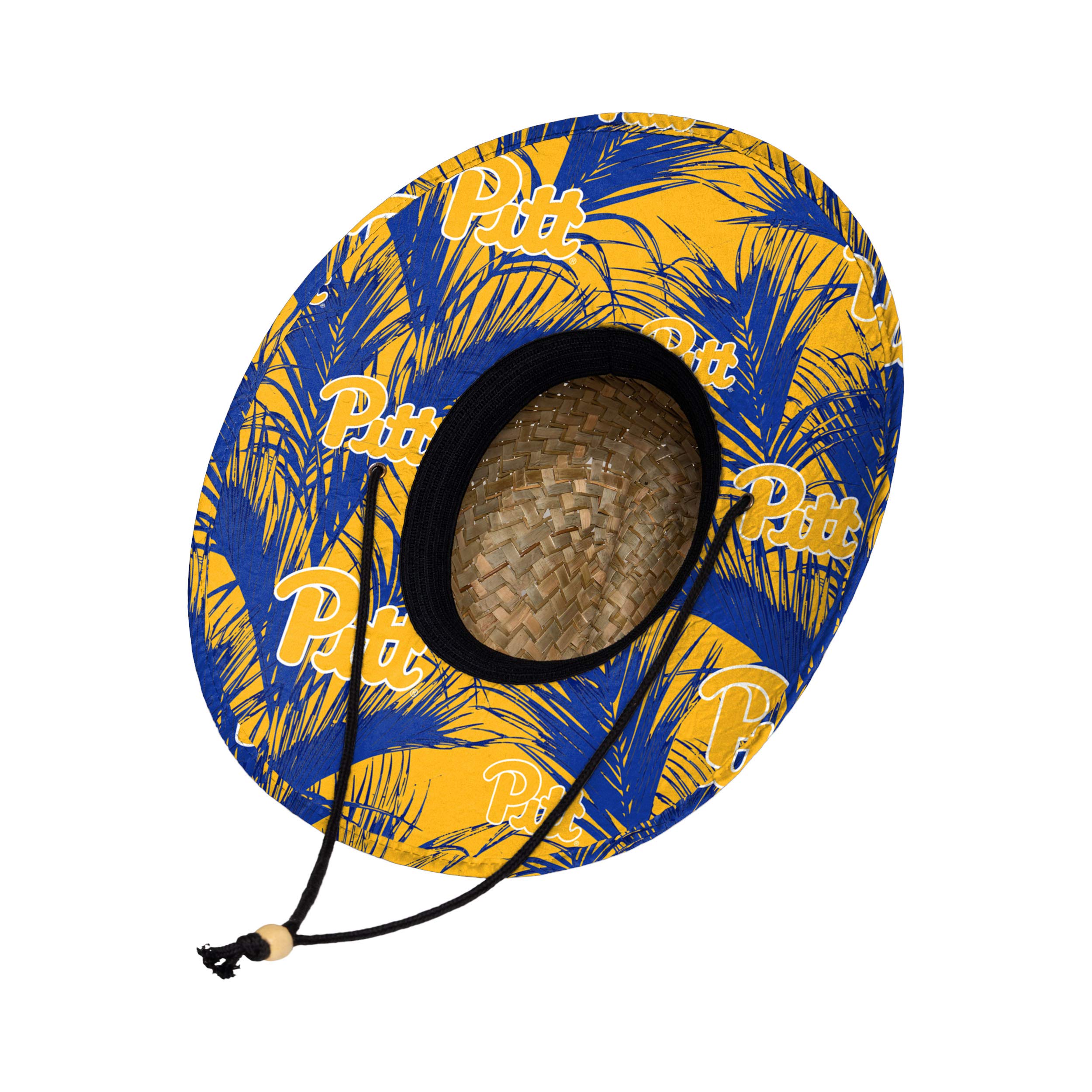 Snapklik.com : FOCO Mens Ncaa College Team Logo Floral Sun Straw Hat