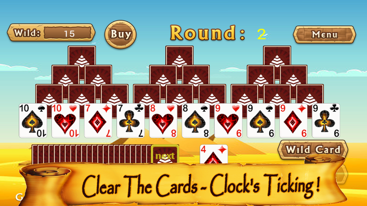 Tri Peaks Pyramid Solitaire Pro - Towers Card Pack Game for Kindle Fire ...