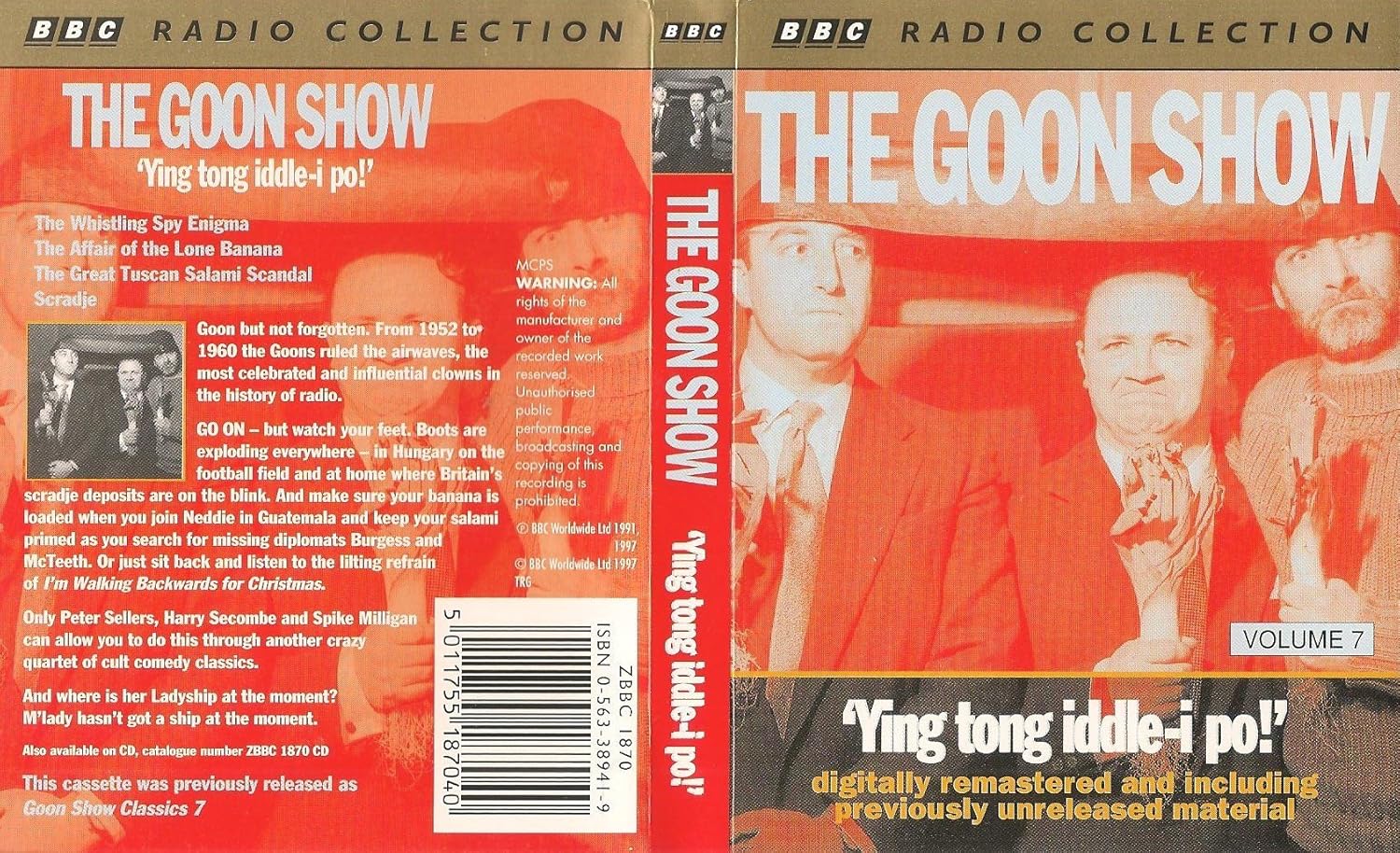 The Goon Show Classics Ying Tong Iddle-I-Po! (Previously Volume 7 ...