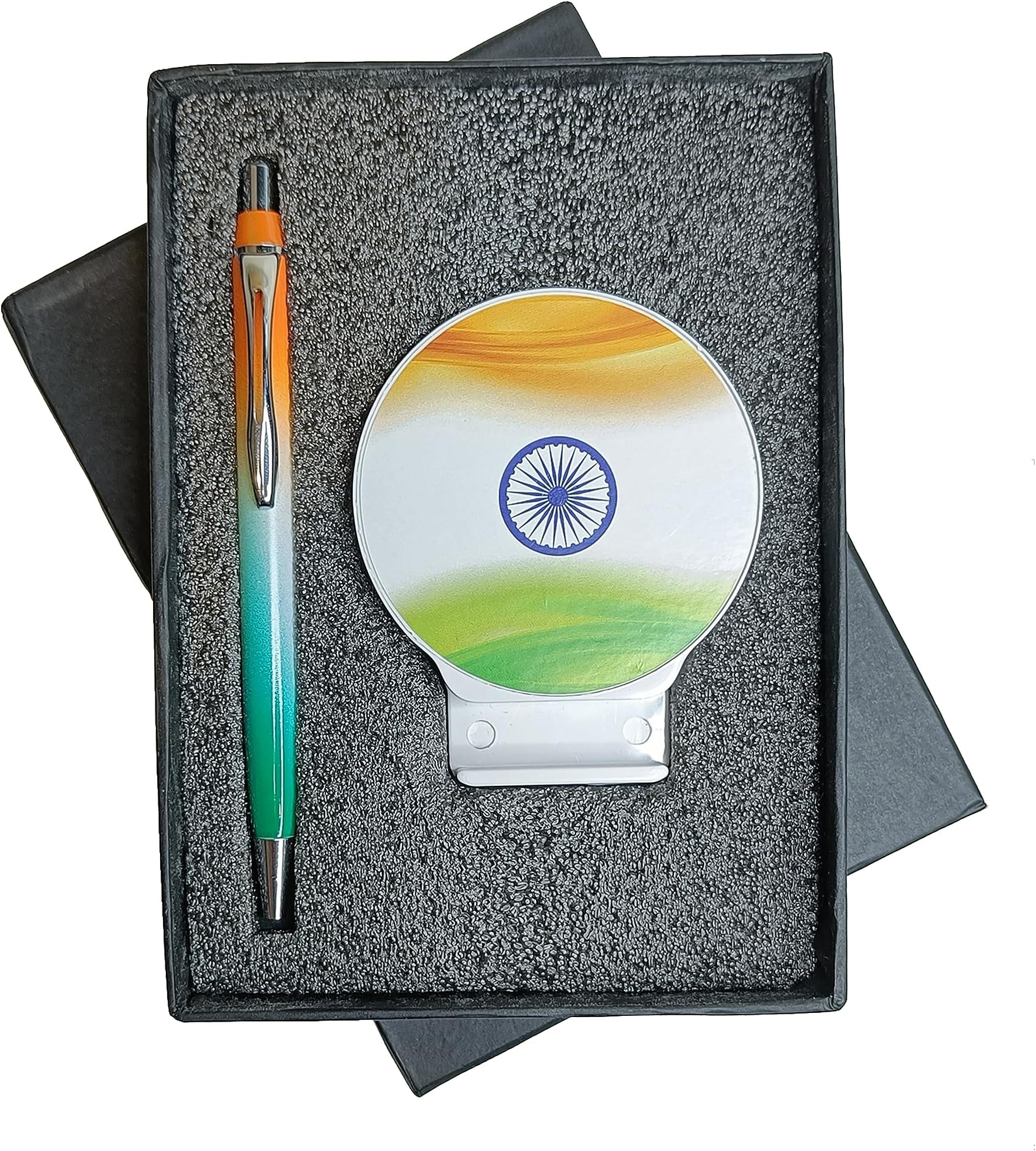 Giftana 2 in 1 Indian Trianga Pen with Magnetic Pen Stand for Men and ...