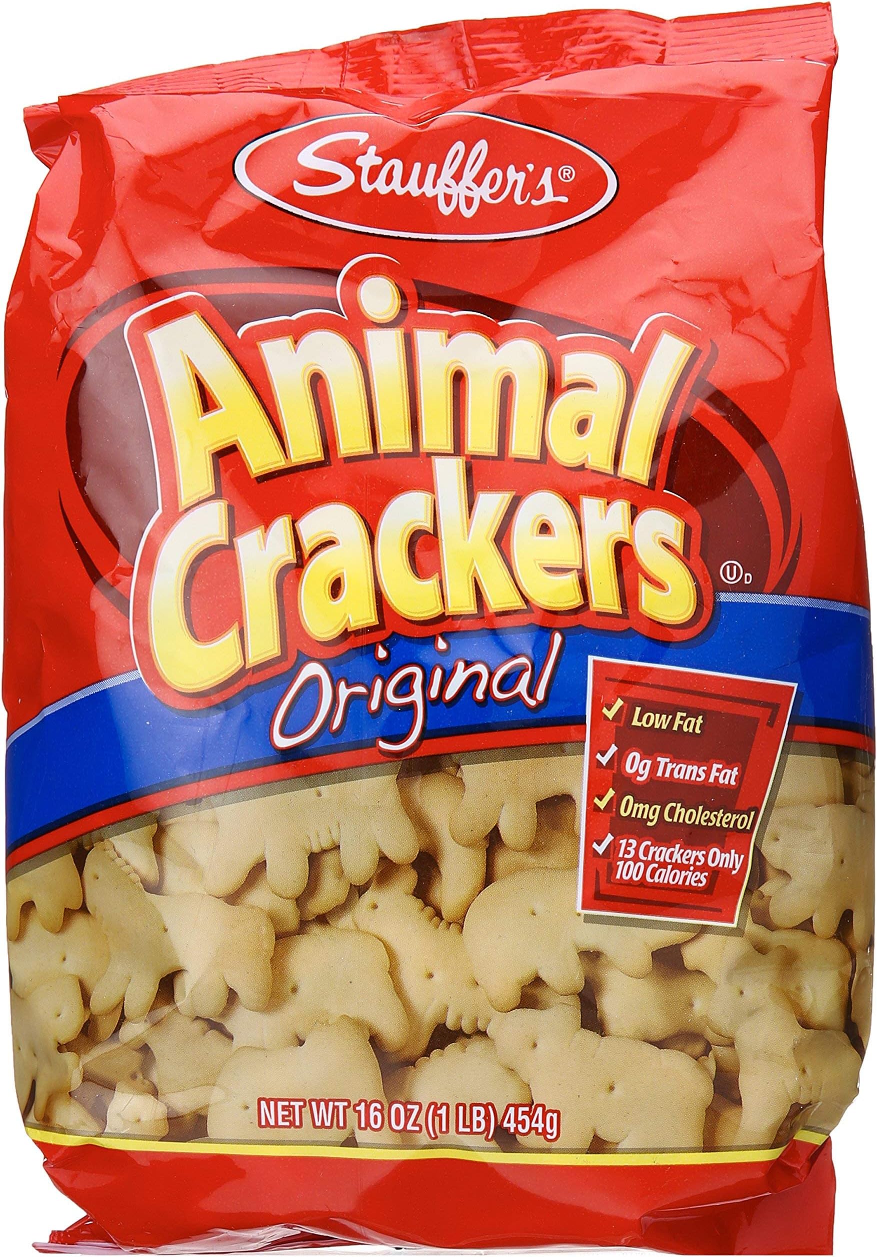Amazon.com: STAUFFERS Simply Animals Original Crackers - 16oz Bag ...