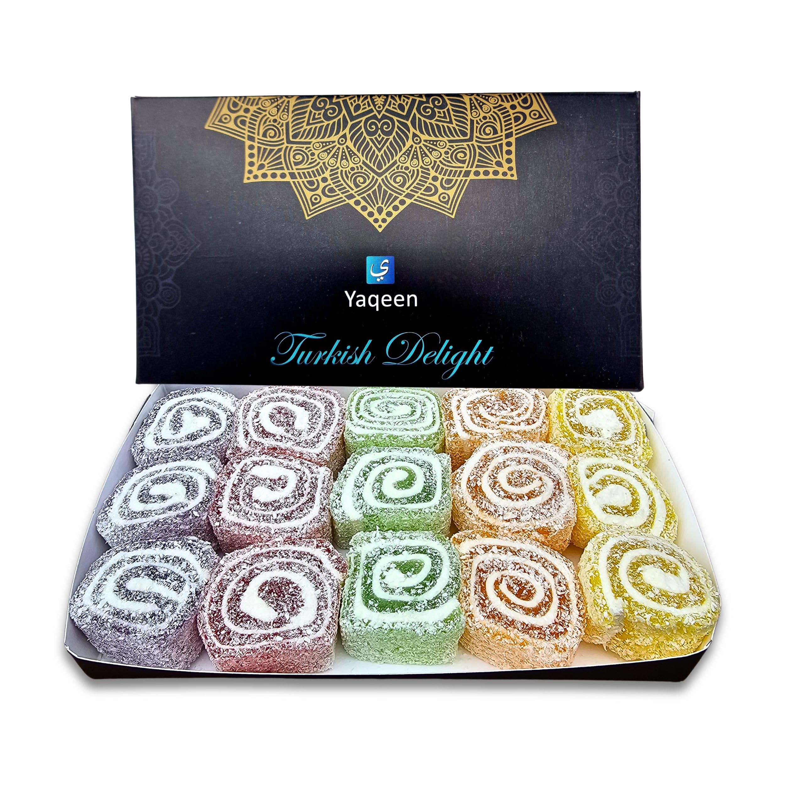 Turkish Delight Fruit Swirl Handcrafted Assorted Deluxe Mix Lokum ...