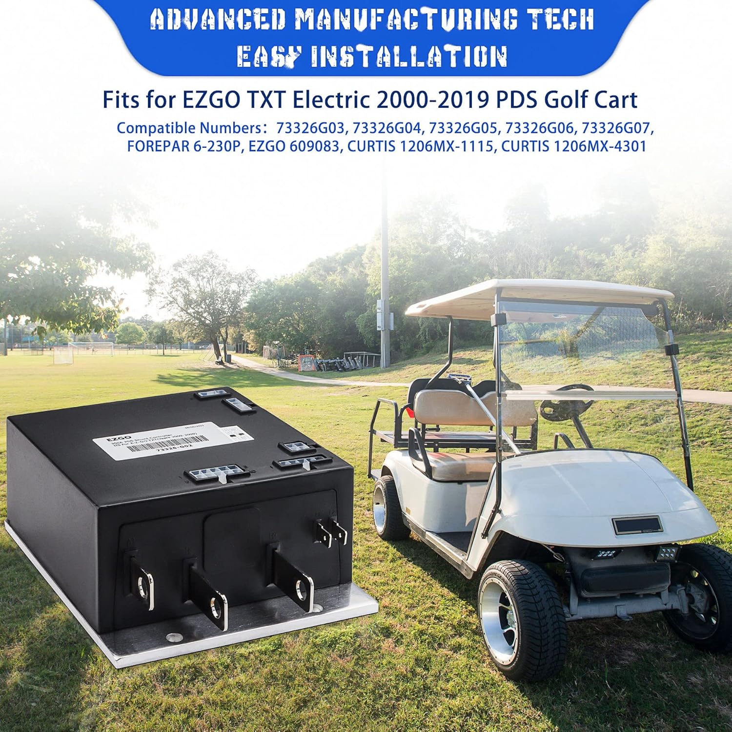 Buy 73326g02 73326g07 36V 350A TXT Golf Cart Controller ITS Throttle ...