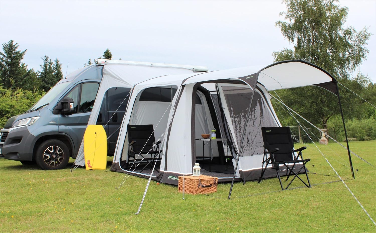 Outdoor Revolution Movelite T2R Low Campervan Airbeam Driveaway Awning ...