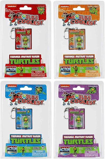 Amazon.com: Worlds Smallest Teenage Mutant Ninja Turtles (Bundle of 4 ...