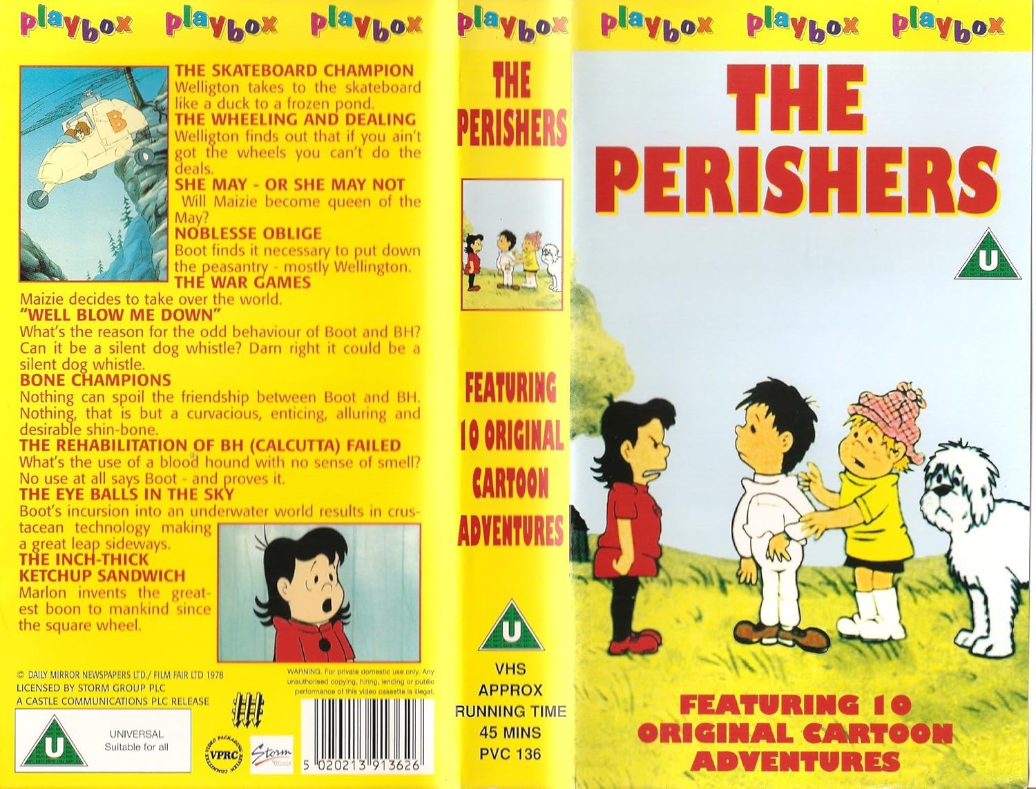 Perishers-Skateboard Champion [VHS] : Amazon.co.uk: DVD & Blu-ray