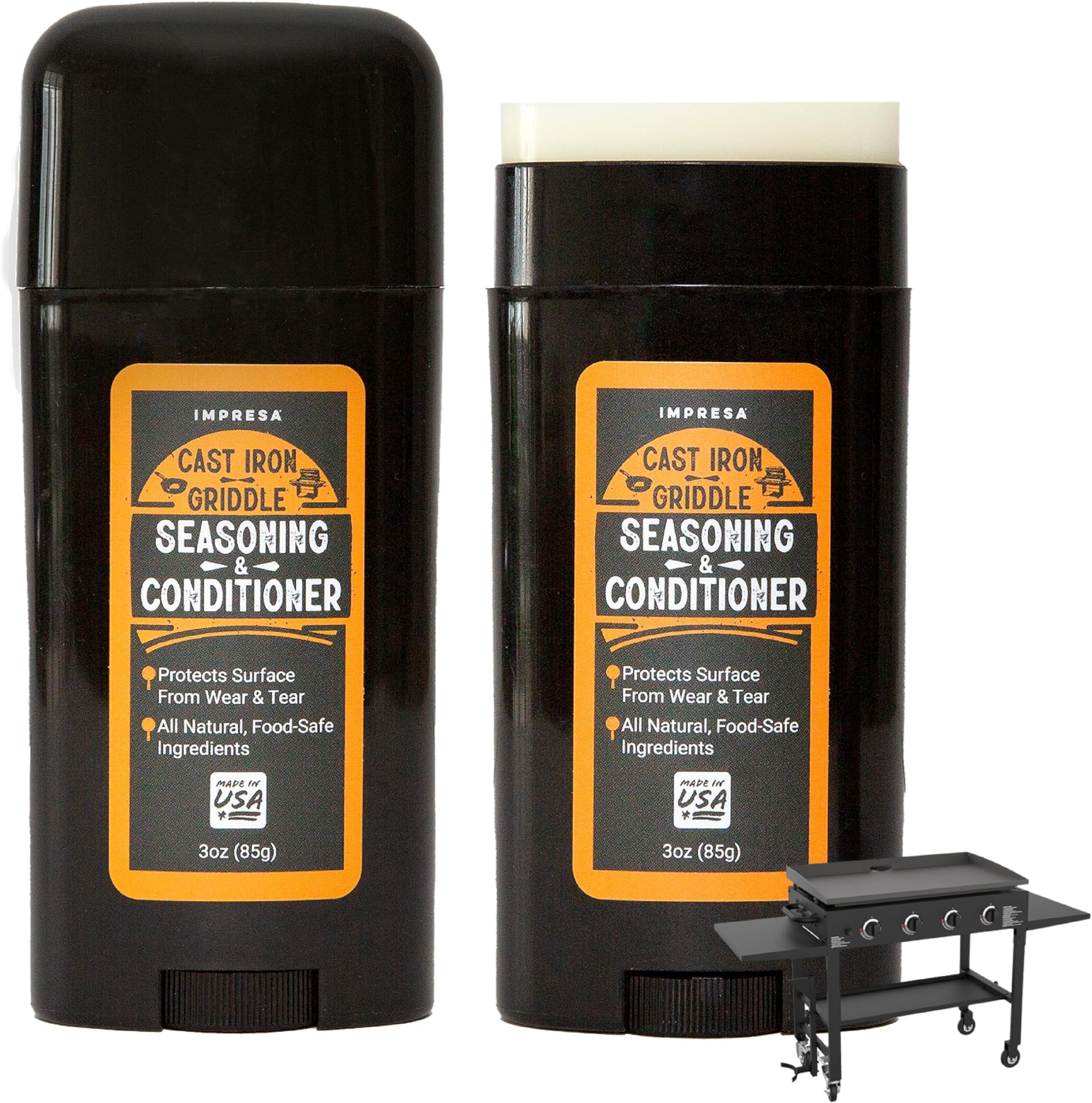 Amazon.com: Heritage Products Cast Iron Seasoning Oil - Low-Smoke, Hi ...