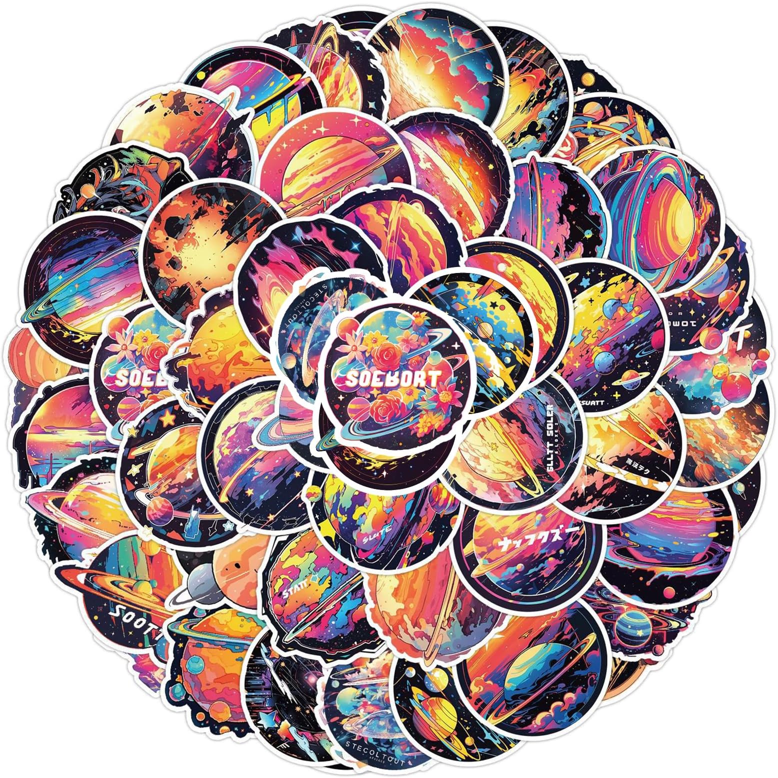 Amazon.com: QUTA Love Maths Stickers Pack, 50PCs, Studying Mathematics ...