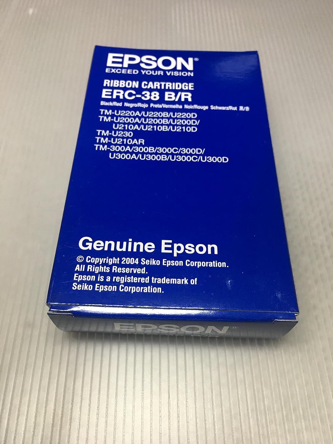 Epson 1 x Black, Red Print Ribbon 1.5 million characters : Amazon.fr ...